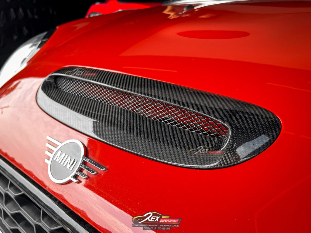 Glossy Front Hood Air Intake Vent Scoop For MINI Cooper S/JCW F54