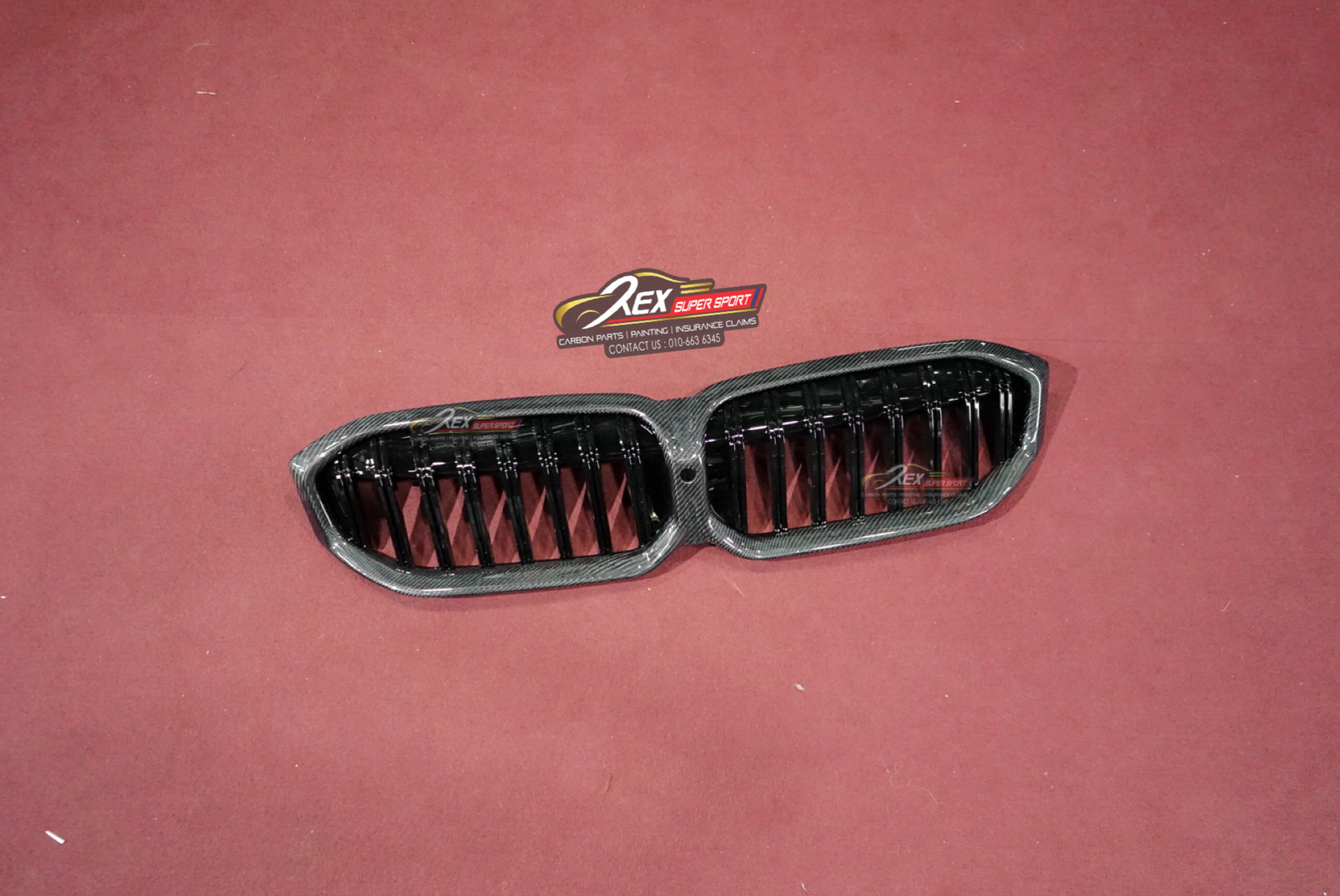 BMW G20 LCI Front Grille Single Line Carbon - Rexsupersport ...