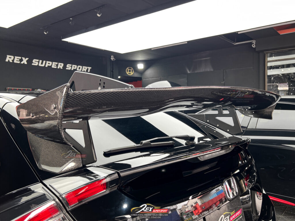 Honda FK8 Type R Rear Spoiler GT SPOON Carbon - Rexsupersport ...