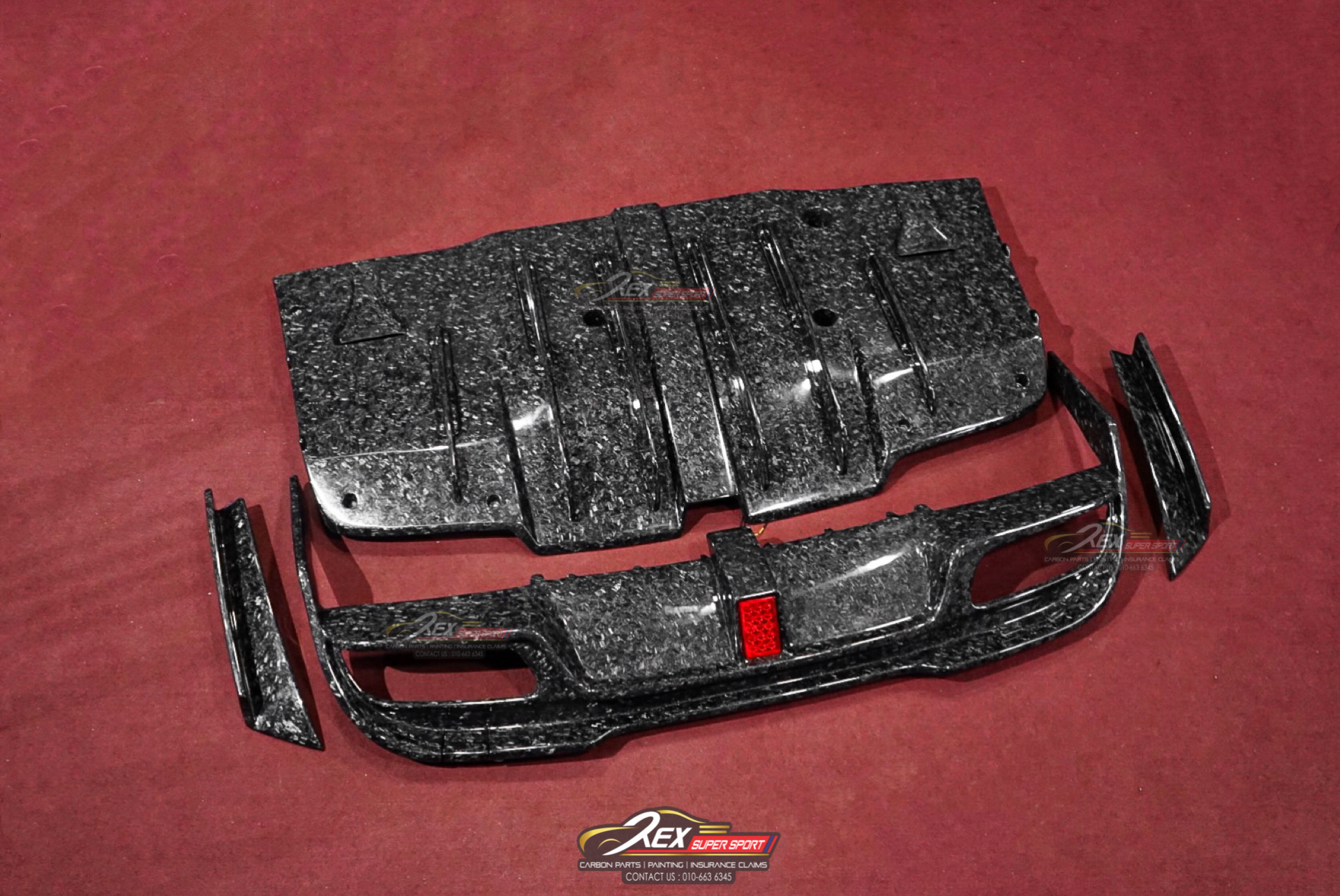 C-CLASS W205 C200 C250 C300 C43 C63 Rear Diffuser IMP Forged ...