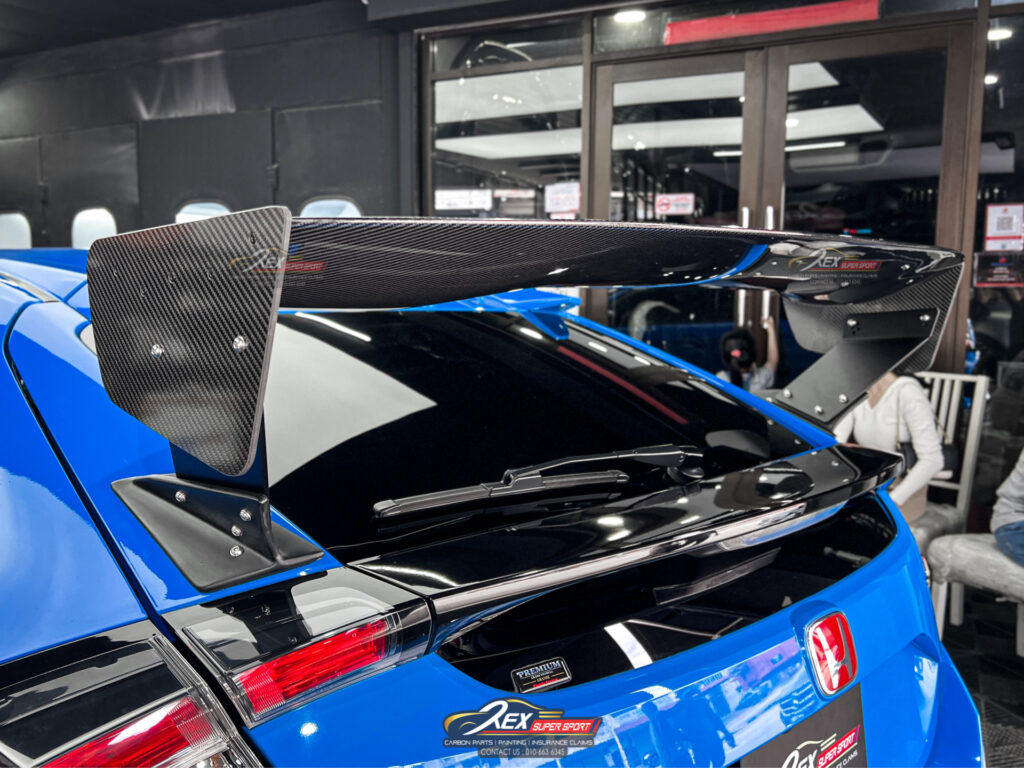 Honda FK8 Type R Rear Spoiler GT Voltex V2 Carbon - Rexsupersport ...