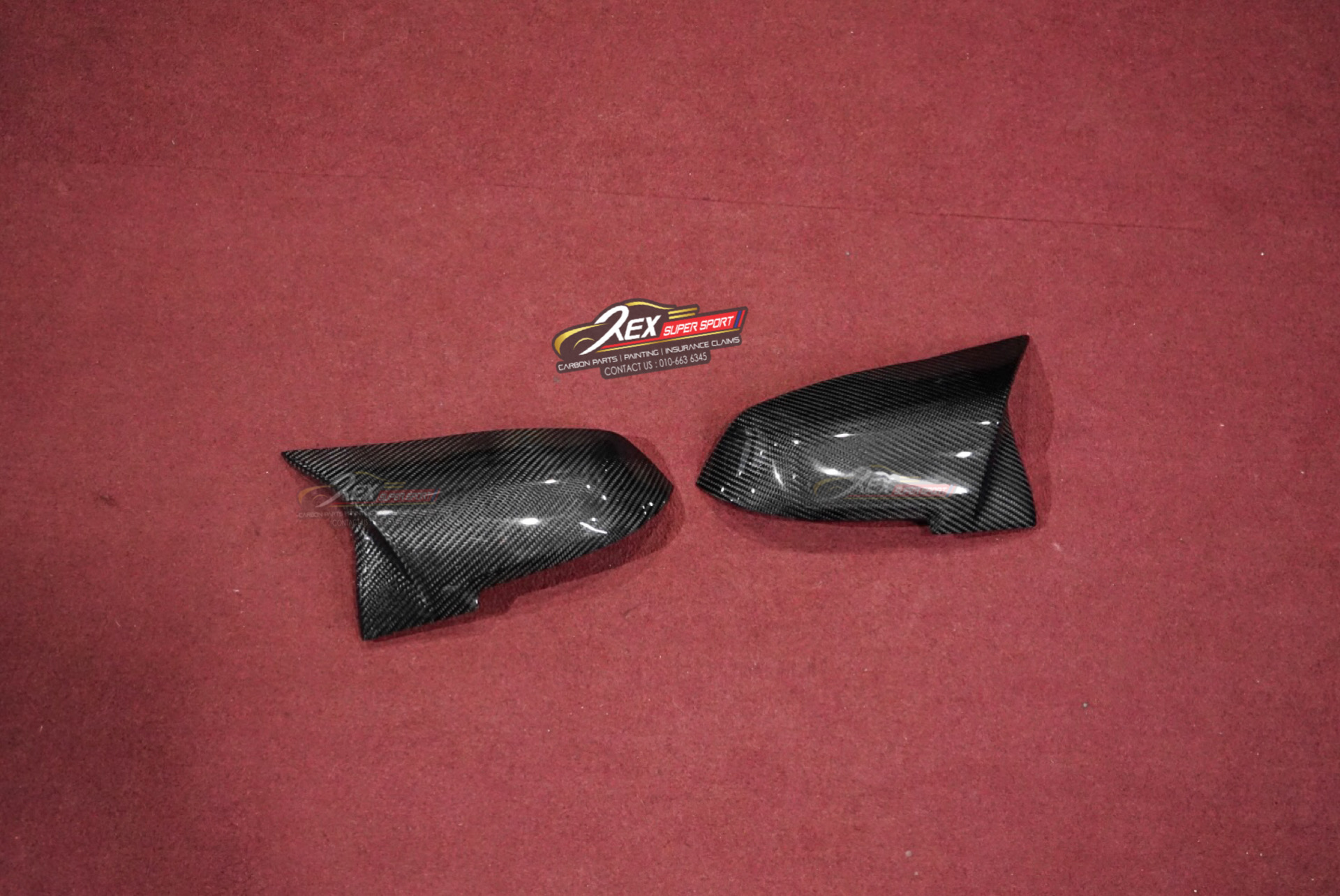 BMW F30 F32 M3 M4 Side Mirror Cover Performance Dry Carbon ...