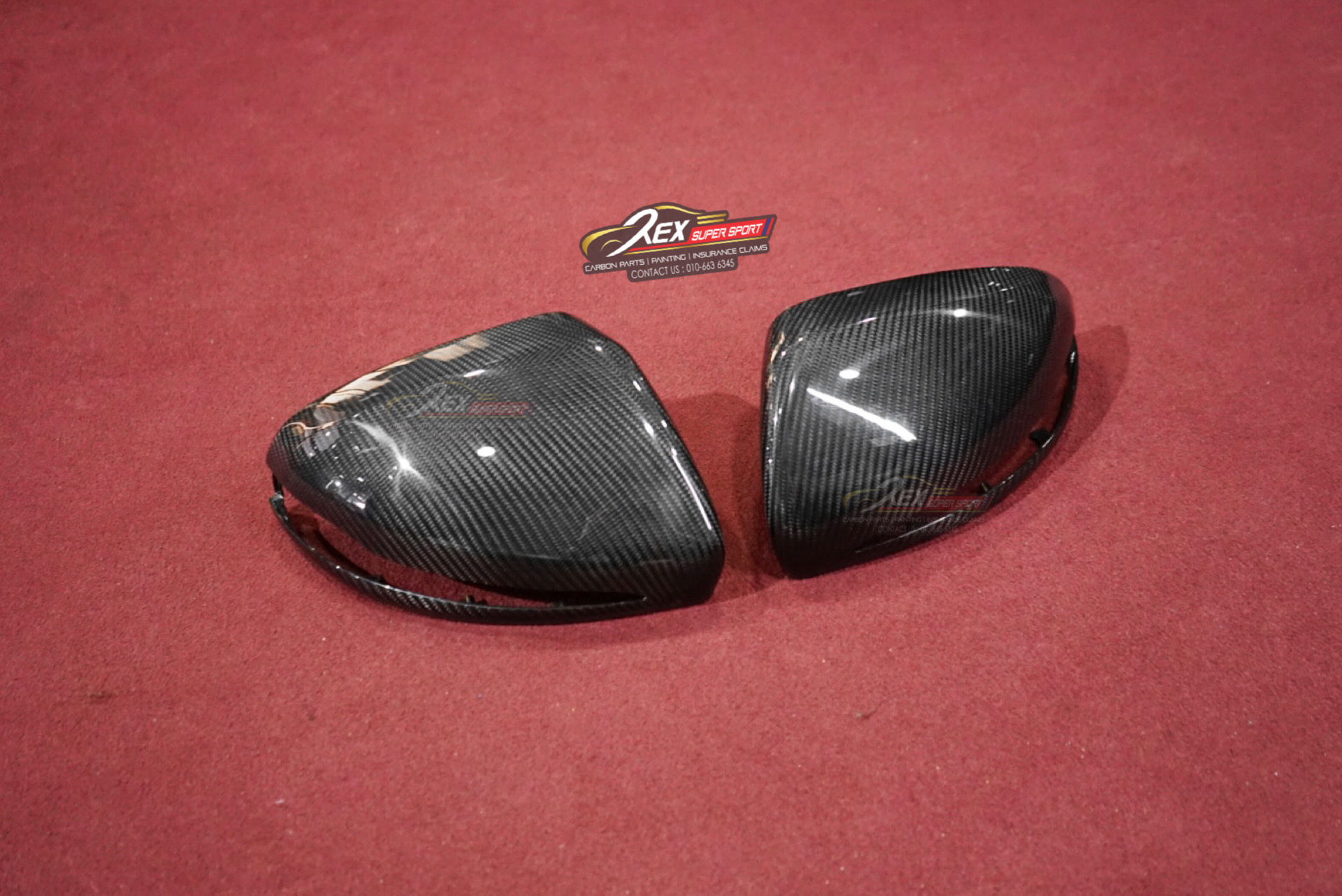 C-CLASS W205 C200 C250 C300 C43 C63 Side Mirror Cover Dry Carbon ...