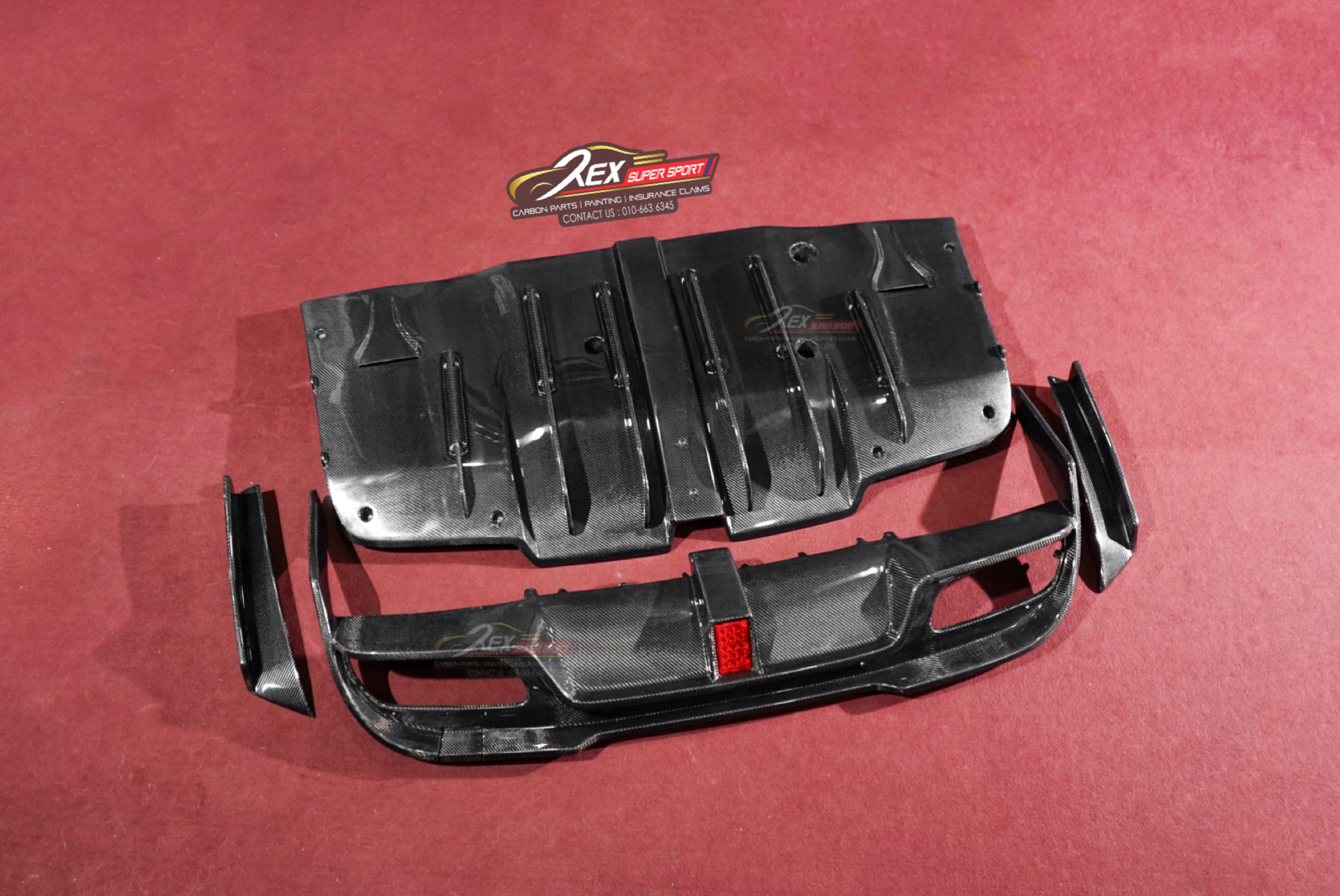 C-CLASS W205 C200 C250 C300 C43 C63 Rear Diffuser IMP Carbon ...