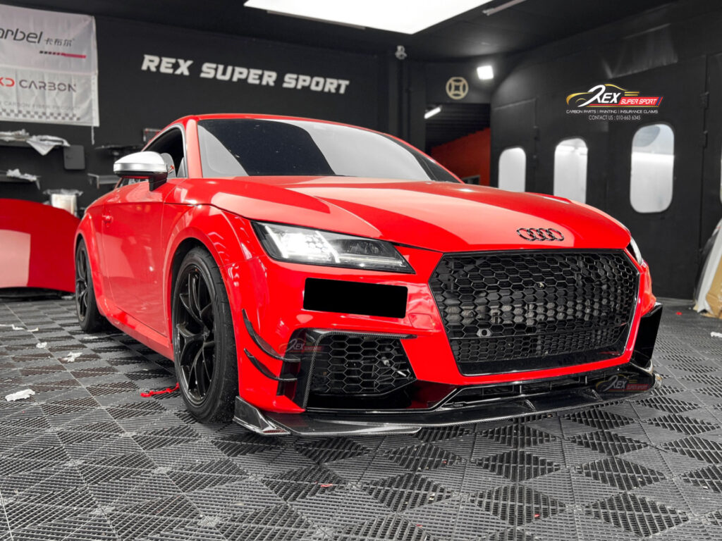 Audi TTRS MK3 Front Bumper Air Vent Splitter Carbon - Rexsupersport ...