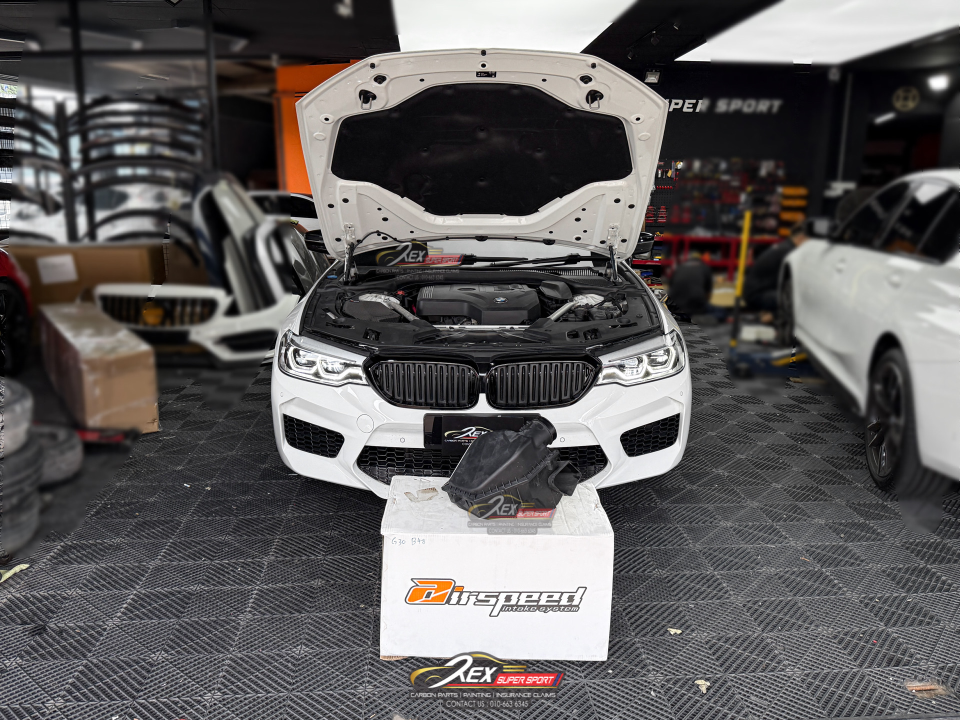 BMW G30 520I 530I Performance Intake Airspeed Dry Carbon ...