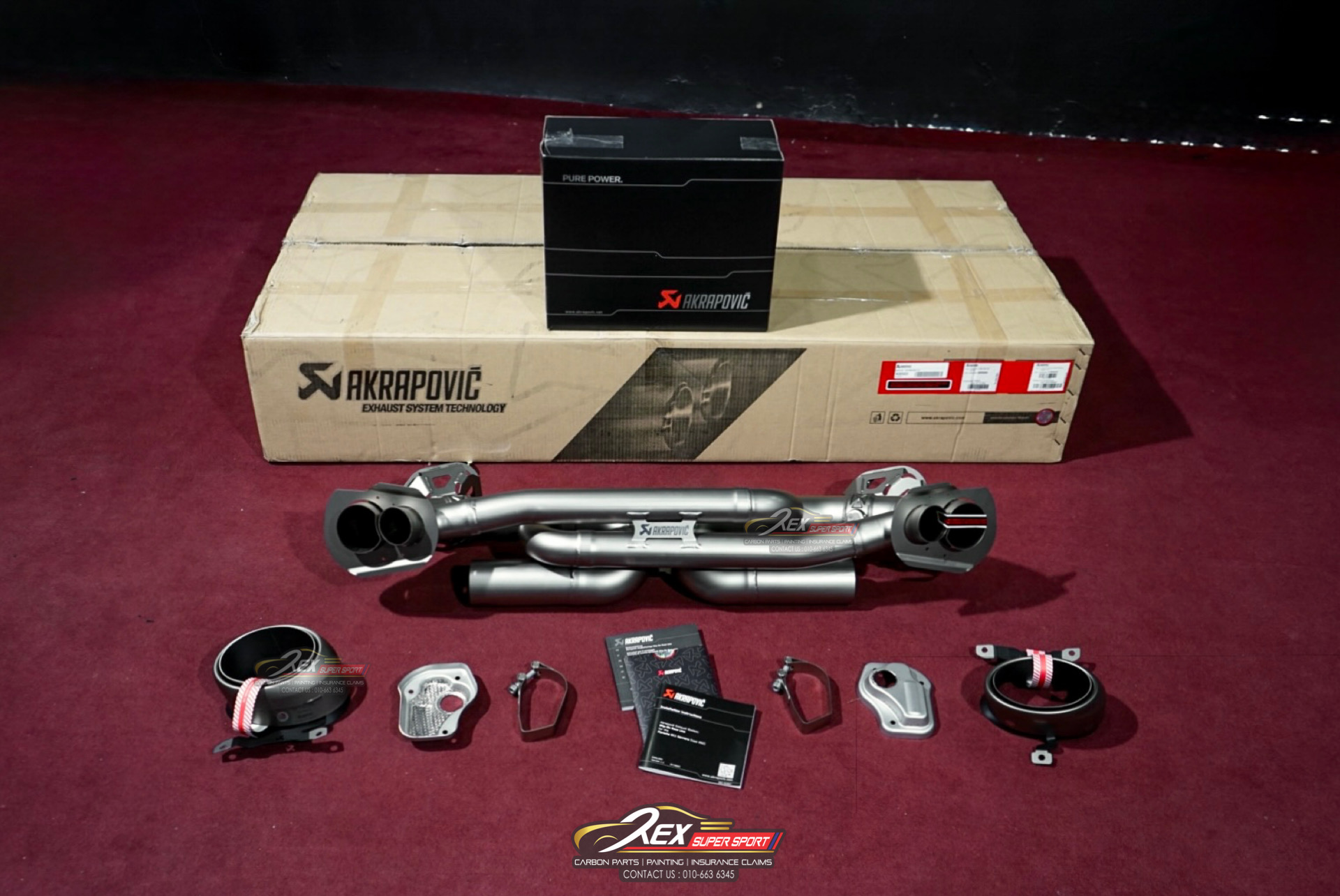 Porsche Carrera 992 / 911 Akrapovic Exhaust Systems - Rexsupersport ...