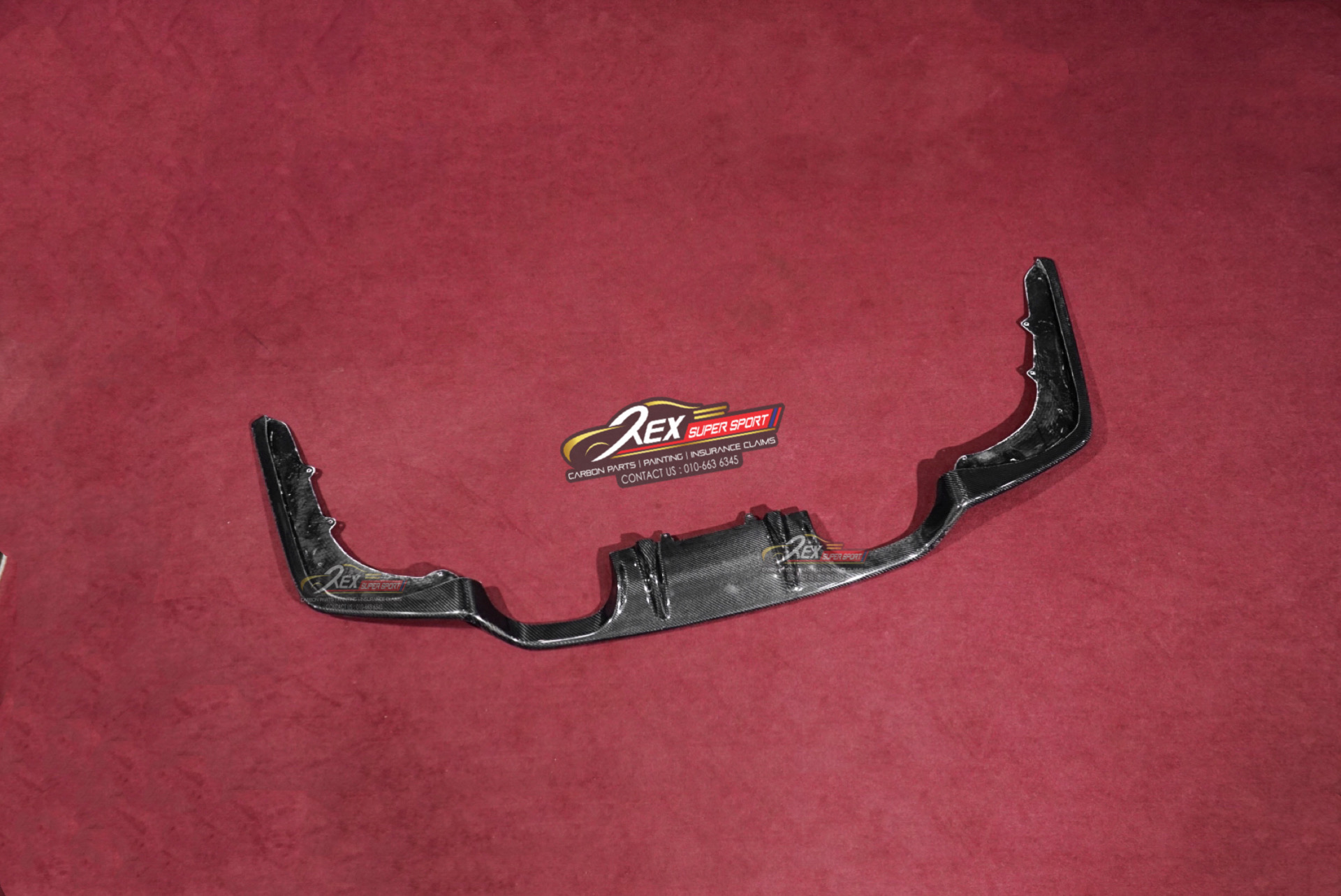 BMW F82 M4 Rear Diffuser 3D Carbon - Rexsupersport - Specializes In ...