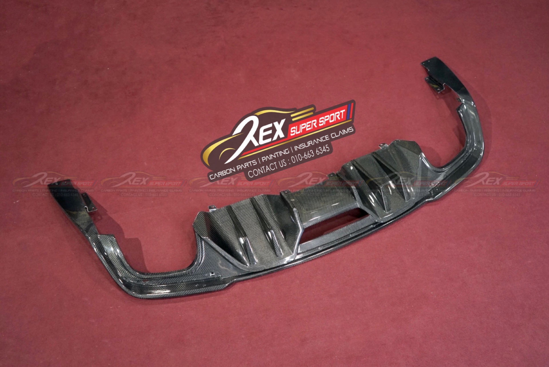 Facelift Ford Mustang Diffuser MP Carbon - Rexsupersport - Specializes ...