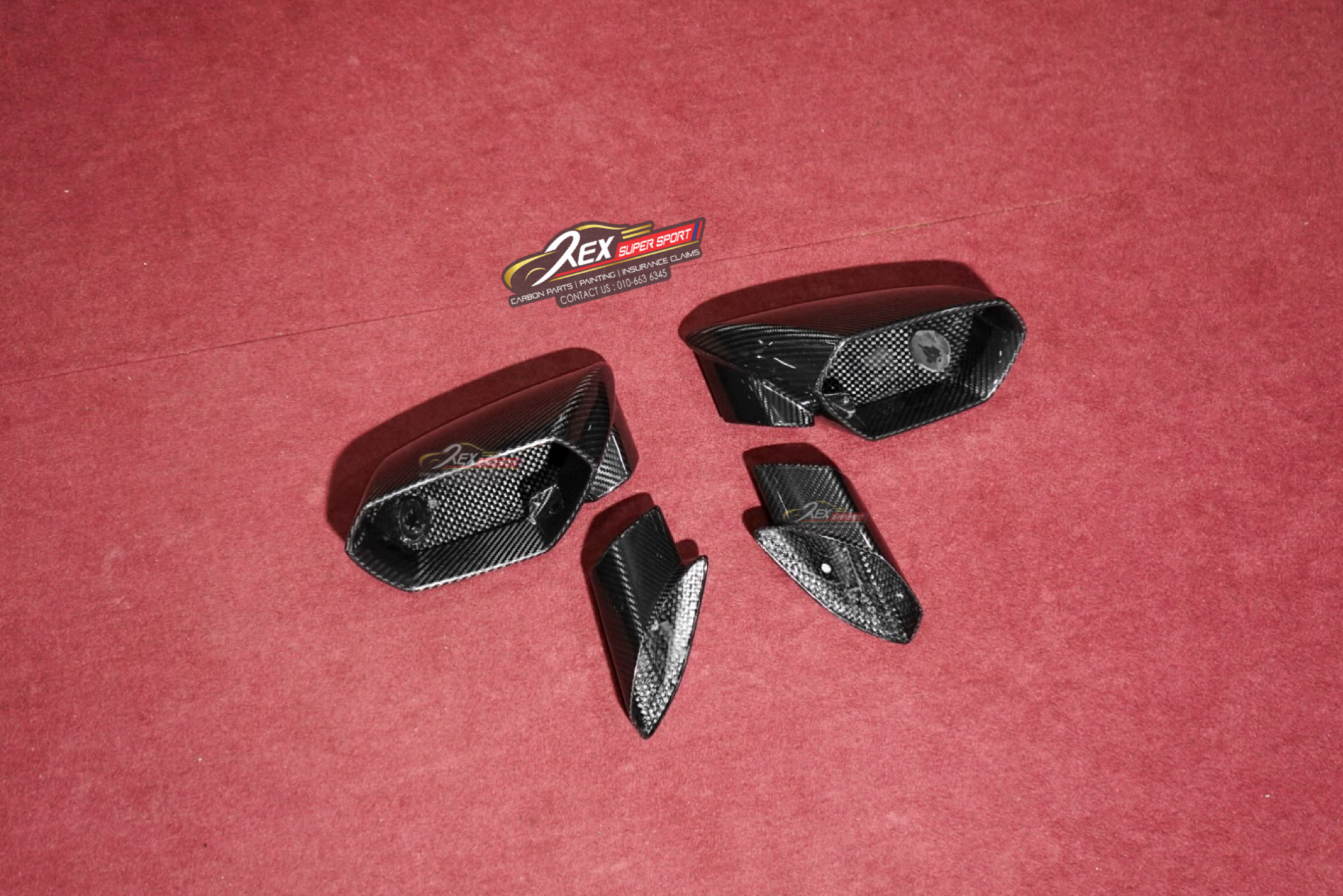 Lamborghini Huracan Side Mirror Cover Full Dry Carbon - Rexsupersport ...